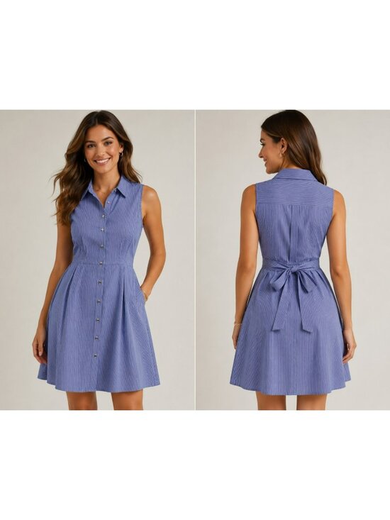 Ivanka Trump | Dresses | Ivanka Trump Button Front Sleeveless Summer ...